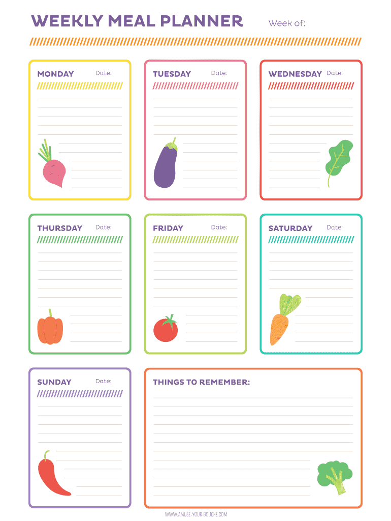 Fillable Online Easy, healthy and affordable meal prep for the workweek Fax Email Print - pdfFiller