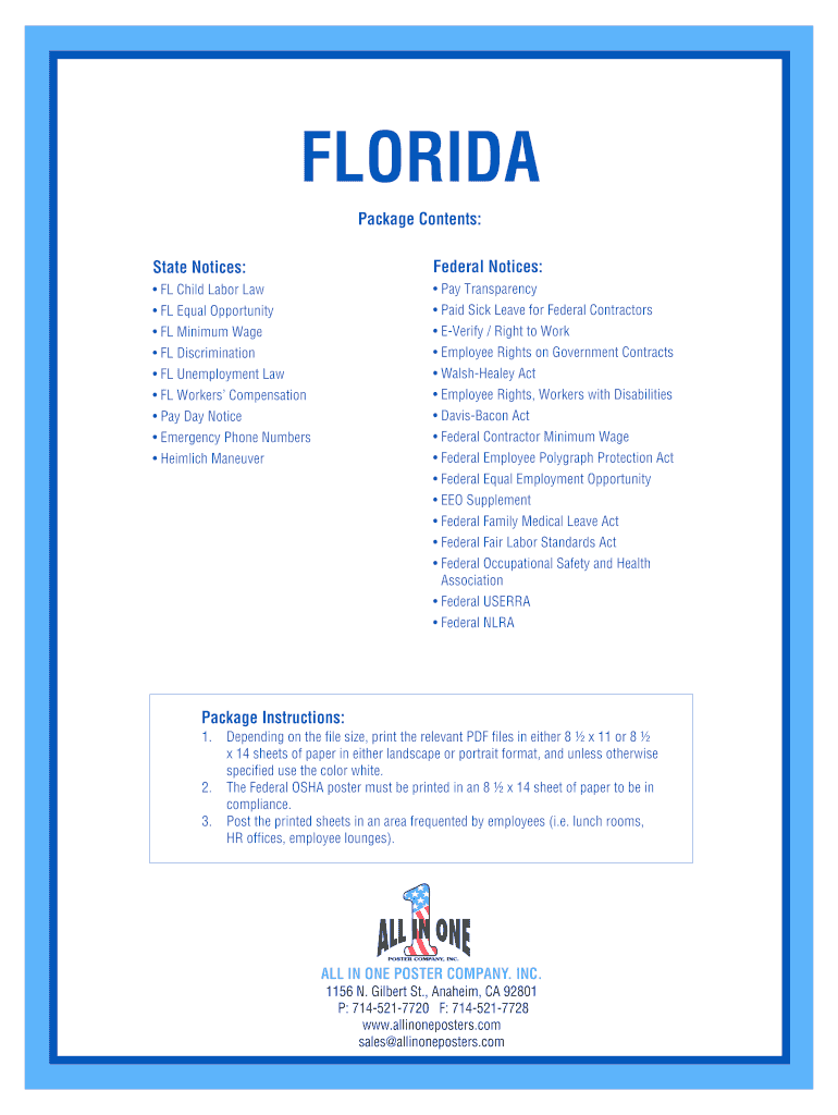 Fillable Online Employee Laws in Florida - Ayo and Iken Fax Email Print ...
