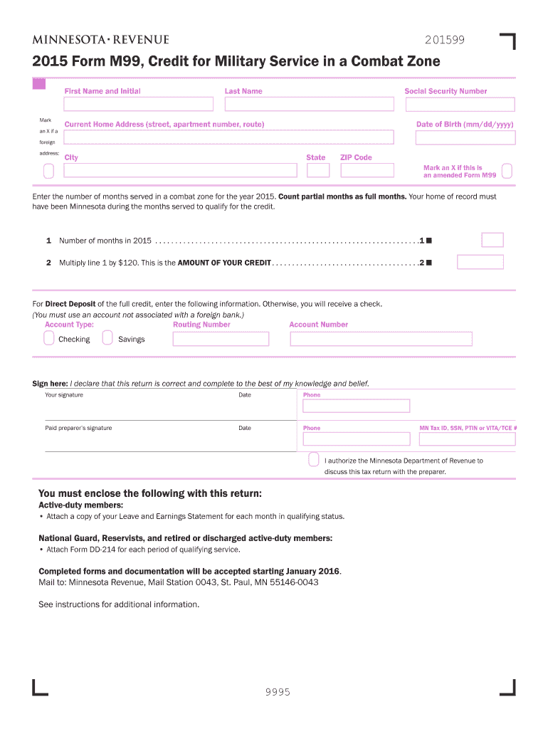 Fillable Online Military Tax Deductions Return Due Date, Combat Zone ...