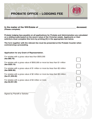 Fillable Online Form Kit - Letters of Administration with the Will ...