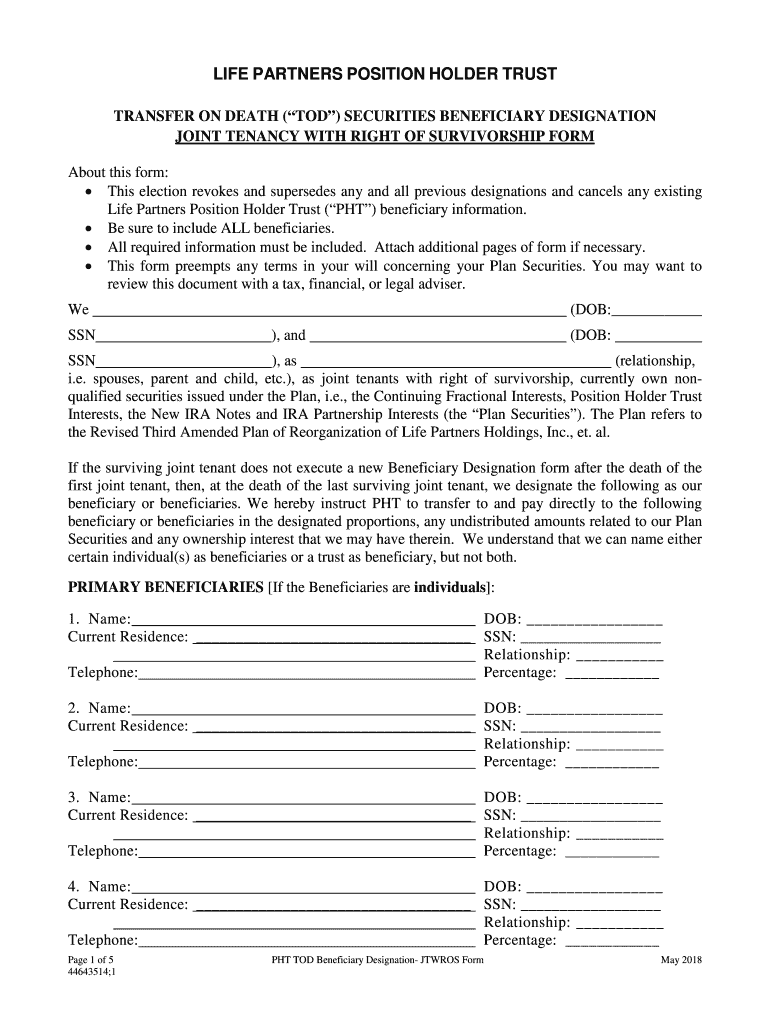 Fillable Online 1 MEMORANDUM TO: Drafting Committee for Uniform TOD ...