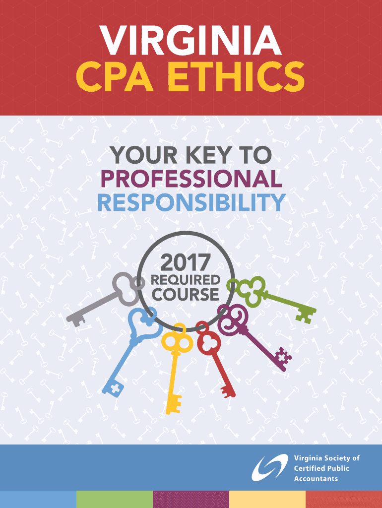 Fillable Online virginia cpa ethics - Virginia Society of CPAs Fax ...