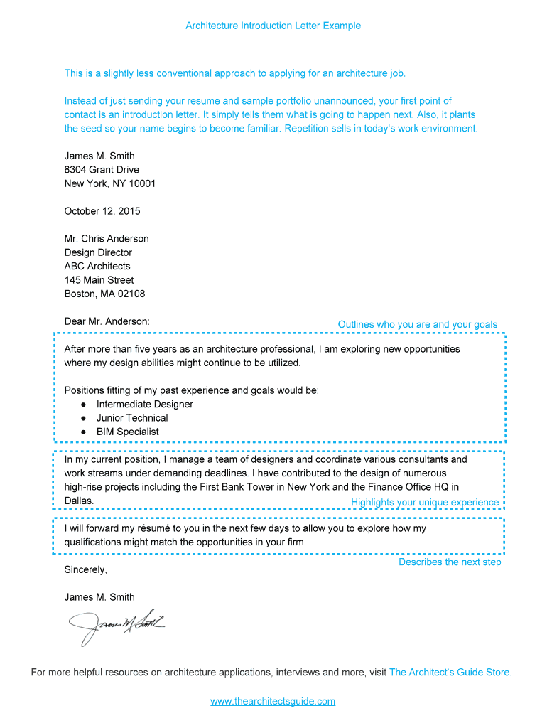 Fillable Online 7 Reasons Why Your Architecture Job Application Is ...