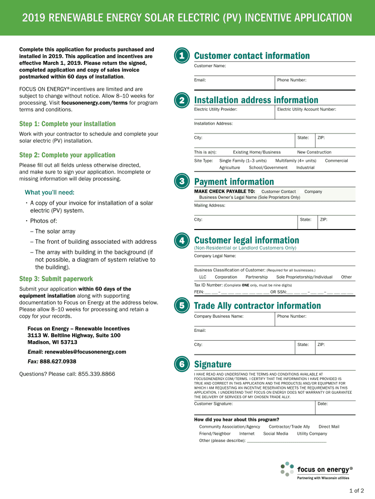 Fillable Online Solar Rebates and Solar Tax Credits for Massachusetts ...