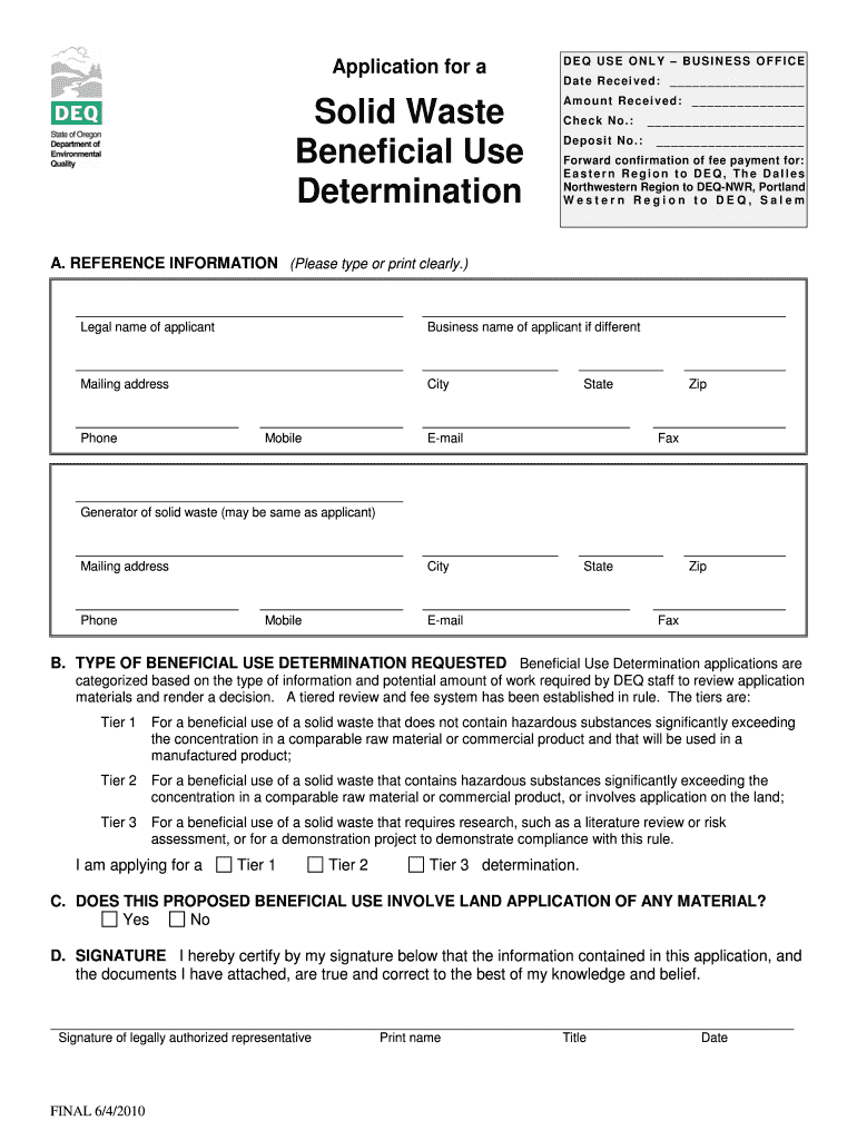 Fillable Online What is Special Waste?ADEQ Arizona Department of ...