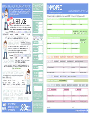 Fillable Online Voluntary employee benefits - a simple guideColonial ...