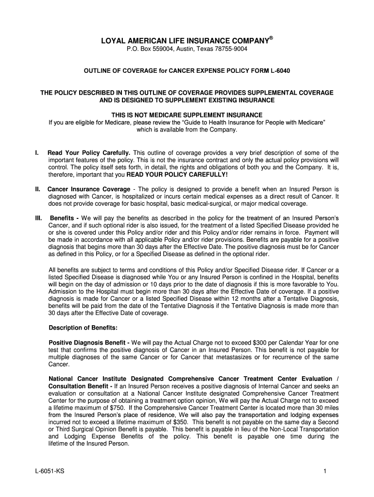 Fillable Online Fillable Online Loyal american life insurance company ...