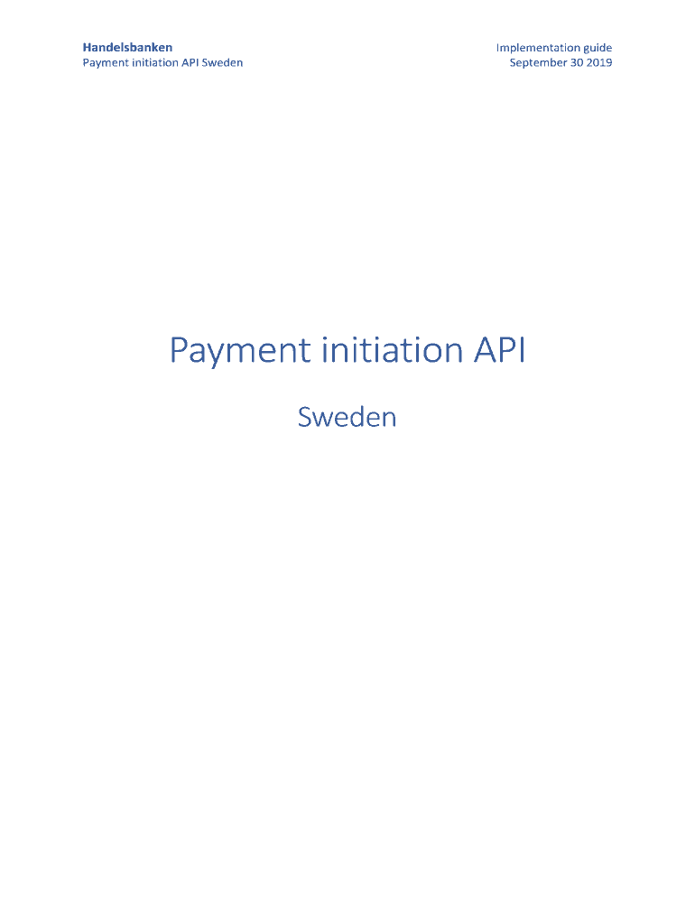 Fillable Online Open Banking releases payments initiation API for UK bank ... Fax Email Print ...