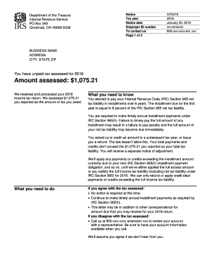 Fillable Online Form 433-D, Installment Agreement - Internal Revenue ...