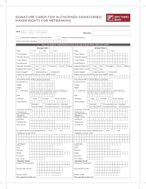 Fillable Online How to Add a Signatory on a Bank AccountChron.com Fax ...
