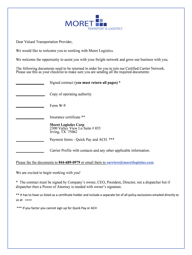 Fillable Online Worldwide Cargo Transportation ... - LMJ International ...