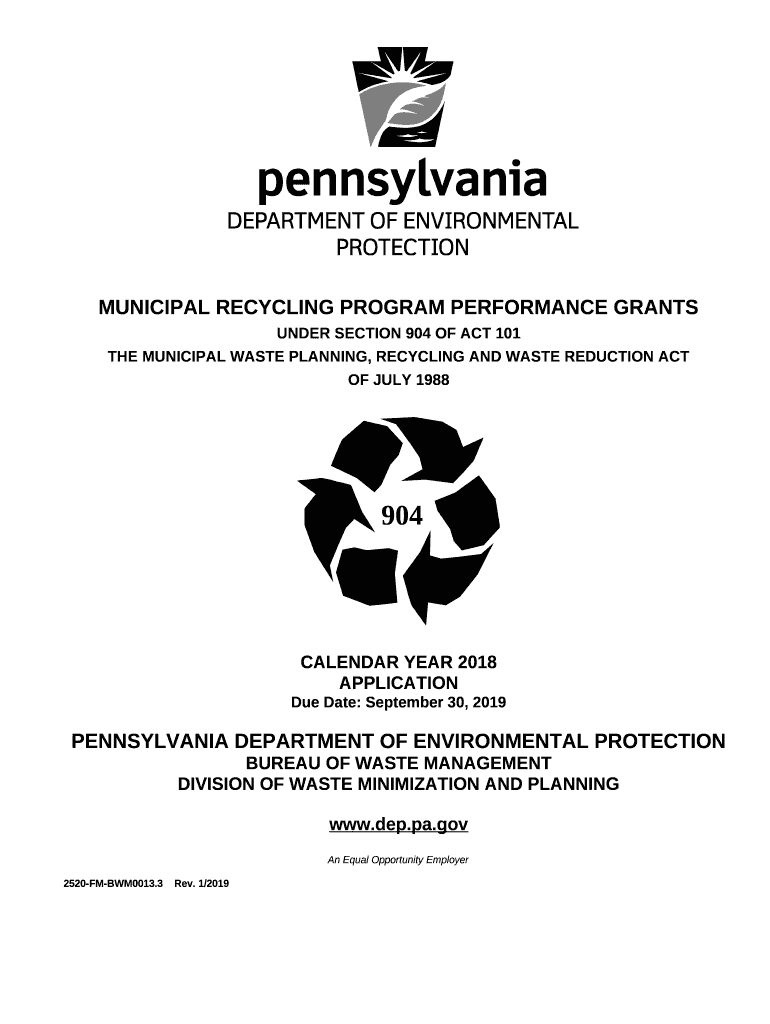 municipal waste planning, recycling and waste reduction act Doc ...
