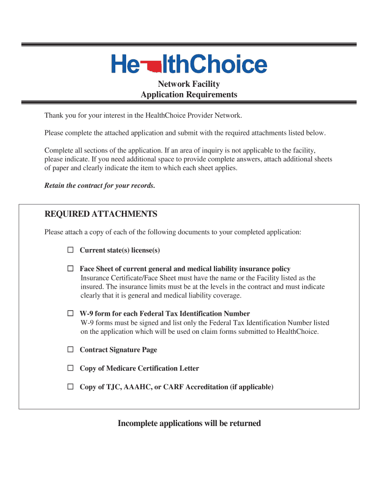 Fillable Online Network Provider Hospice Contract Fax Email Print ...