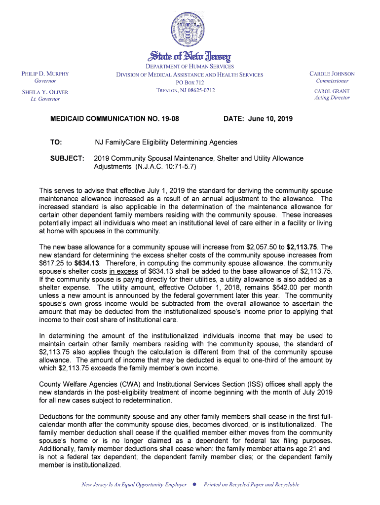 Fillable Online Department of Human ServicesAbout DMAHS - State of NJ ...