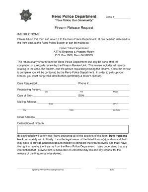 Fillable Online Report - Reno Police Department Fax Email Print - pdfFiller