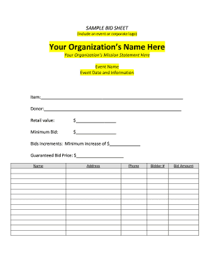 Fillable Online Sample Donation Request Letter For Silent Auction Items ...