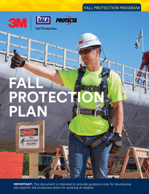 Fillable Online site-specific fall protection plans for working at ...