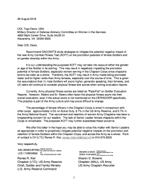 Fillable Online Renee R. Kiel Chaplain (LTC), US Army Reserve Chief, Soldier and ... Fax Email ...