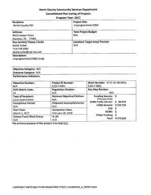 Fillable Online Harris County Community Services Department ...