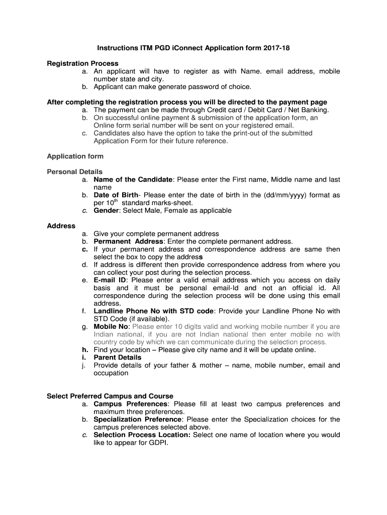 Fillable Online Instructions and Application For Initial Registration ...