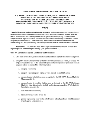 Fillable Online The Army Corps of Engineers' Nationwide Permits Program ...