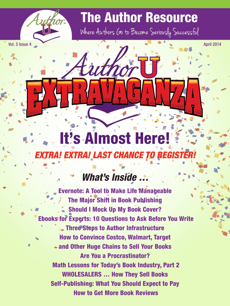 Fillable Online EXTRA! EXTRA! LAST CHANCE TO REGISTER! What s Inside ...