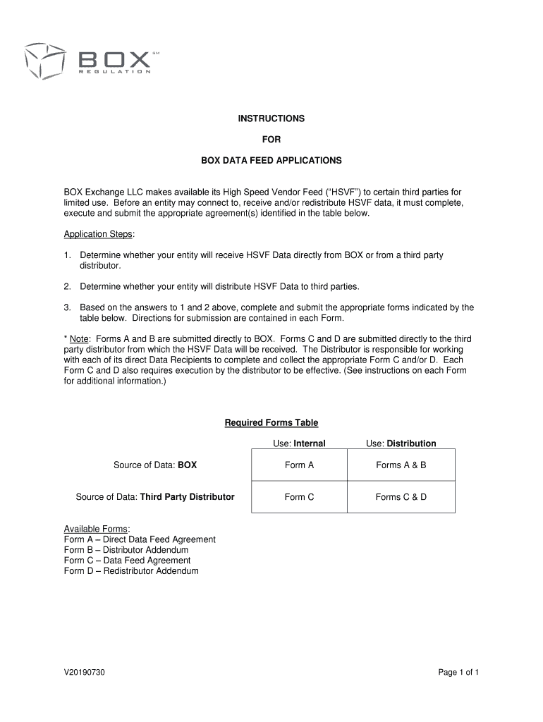 Fillable Online BOX Options Exchange, Inc. (Notice of Filing of ...