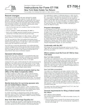 Fillable Online Form ET-706:08/10: New York State Estate Tax ... - Tax ...