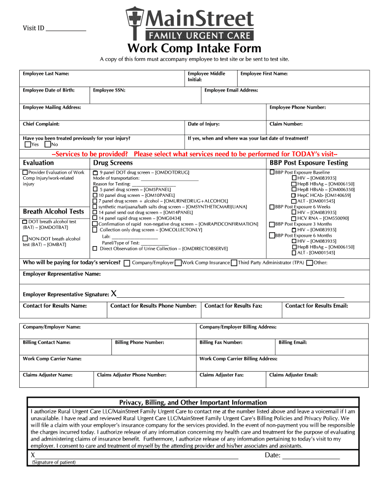 Fillable Online Workers' Comp Claim Forms and Notices - TAC Fax Email ...
