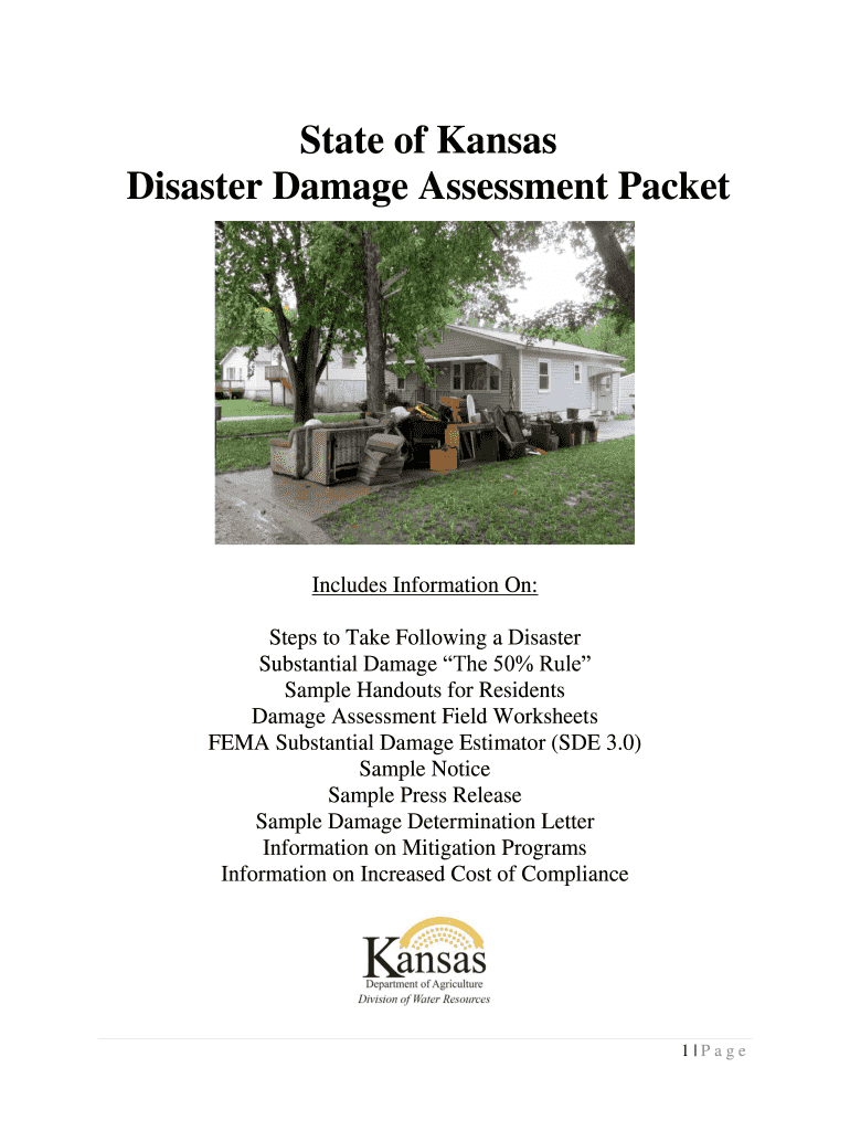 Fillable Online Disaster Damage Assessment Packet Fax Email Print ...