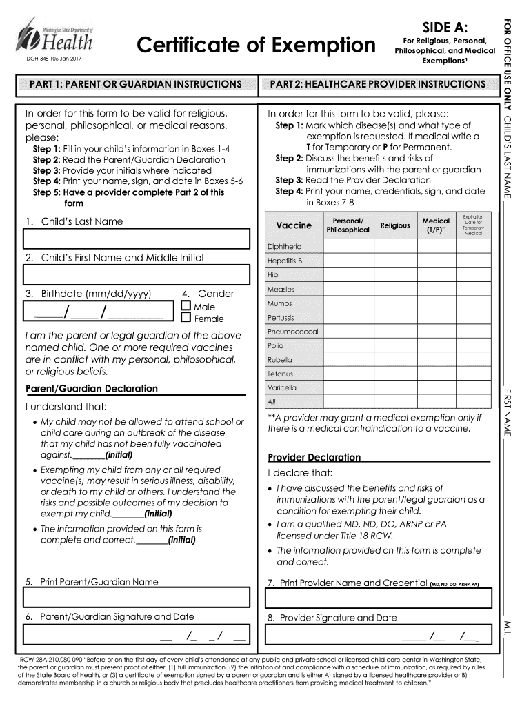 Fillable Online Certificate of Exemption - English. Certificate of ...