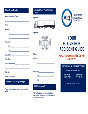 Fillable Online Filing a Third-Party Claim for Car Accident Vehicle ...