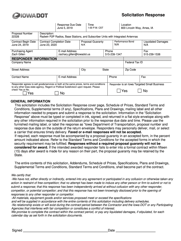 Fillable Online Request for Bid Overhead doors and Operators ...