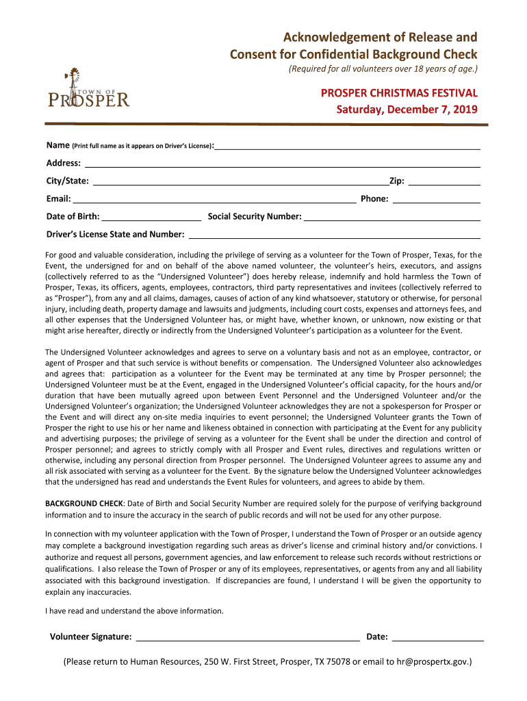 Fillable Online Acknowledgement of Release and Fax Email Print - pdfFiller