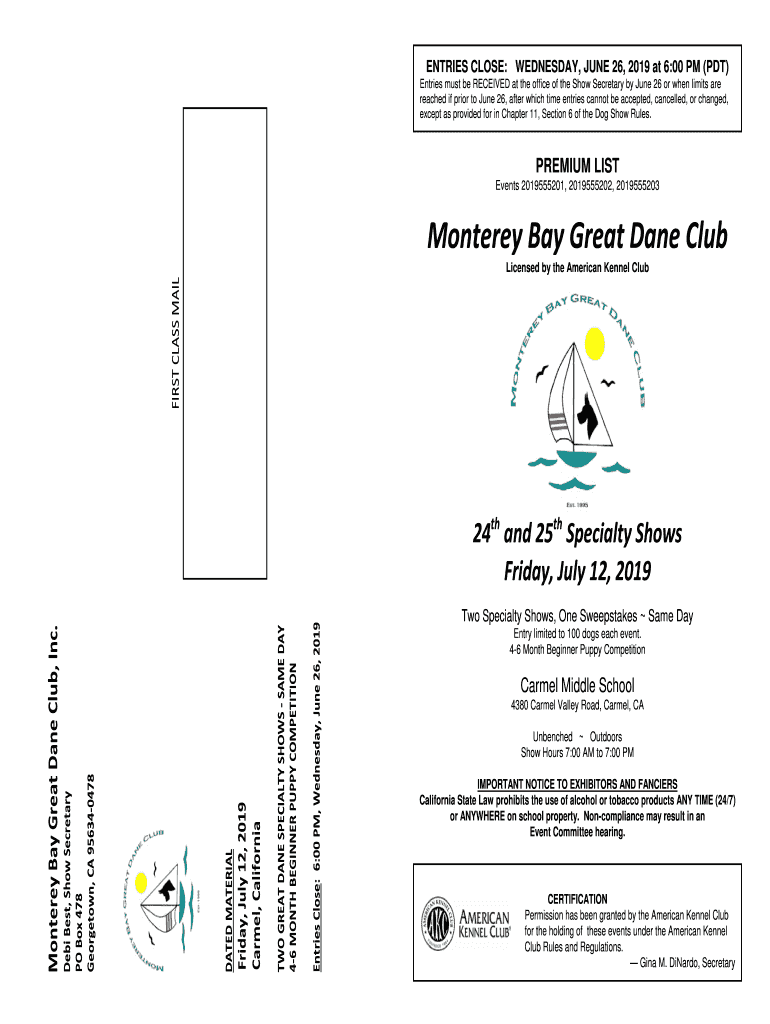 Fillable Online Scent Work Club of the San Gabriel Foothills - AKC.org ...