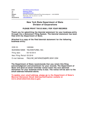 Nys Dos Corp Ebiennial - Fill Online, Printable, Fillable, Blank ...