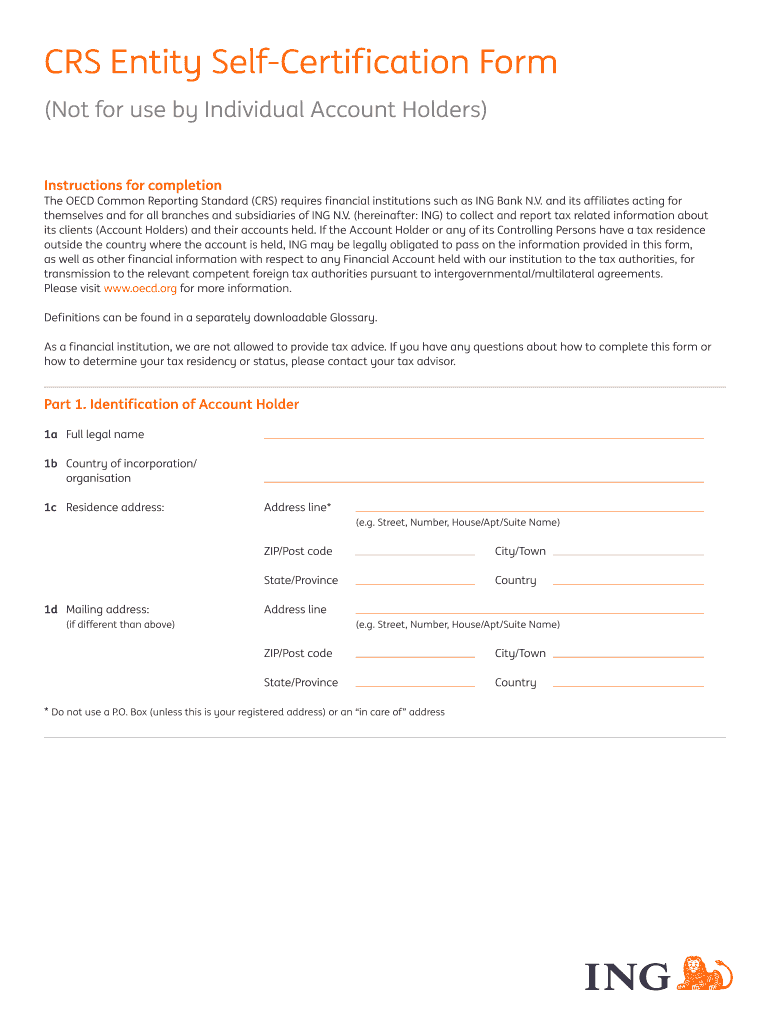 Crs Ing - Fill Online, Printable, Fillable, Blank | pdfFiller
