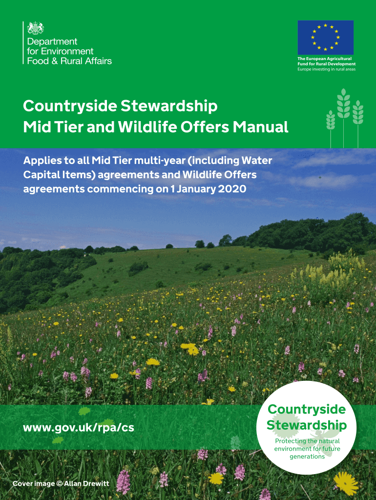 Fillable Online Countryside Stewardship Mid Tier and Wildlife Offers ...