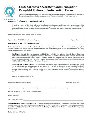 Fillable Online The Lead-Safe Certified Guide to Renovate Right - EPA Fax Email Print - pdfFiller