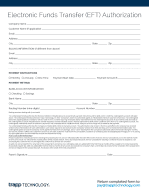 Fillable Online Electronic Funds Transfer (EFT) Notification - TMHP Fax ...
