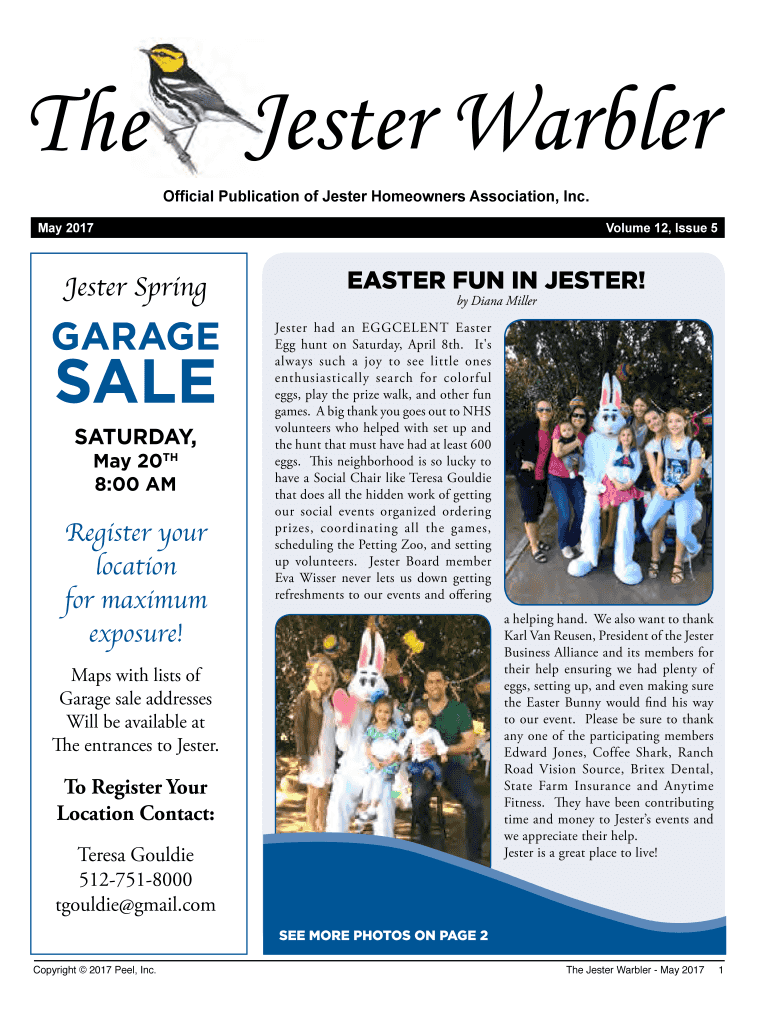 Fillable Online Jester Estates Neighborhood Guide - Austin Texas ...