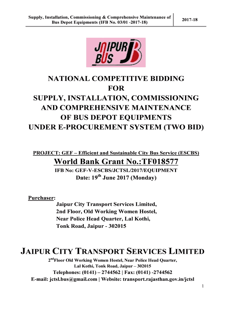 Fillable Online Supply and Notice of Provisional Contract Award ...