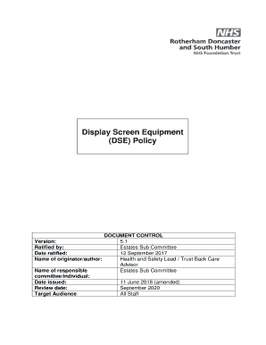 Fillable Online Display Screen Equipment Procedure - Southern Health ...