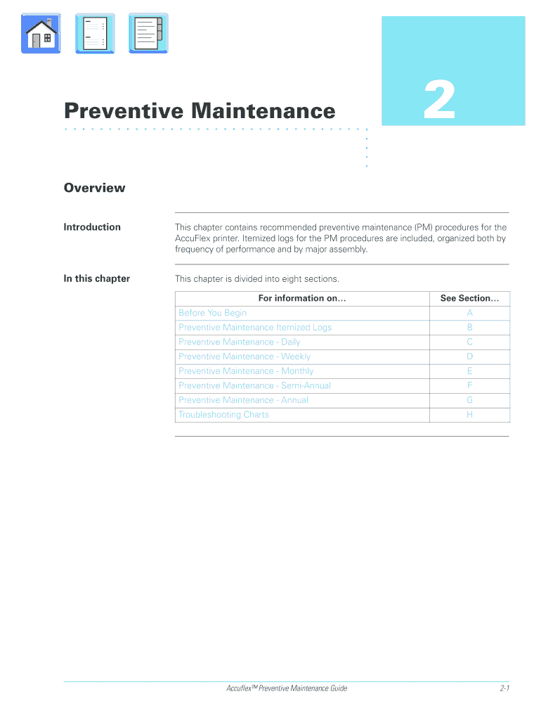 Fillable Online Preventive Maintenance and Inspections Fax Email Print ...