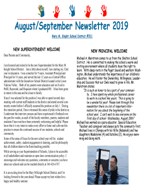 Fillable Online Mary M. Knight School District 311 / Homepage Fax Email ...