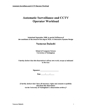 Fillable Online Automatic Surveillance and CCTV Operator Workload Fax ...