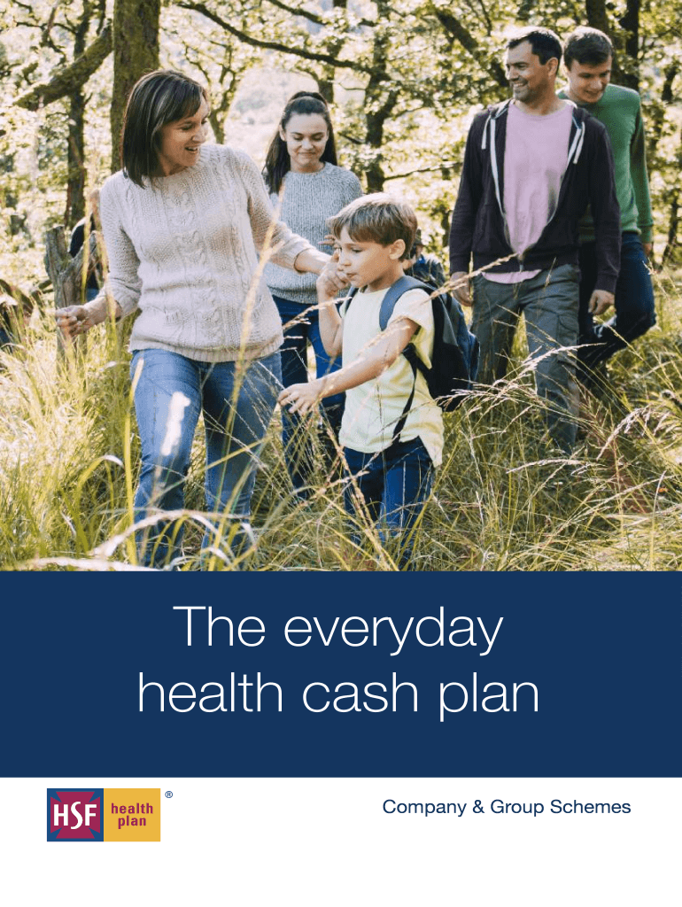 Fillable Online What is a cash plan?Sovereign Health Care Fax Email ...