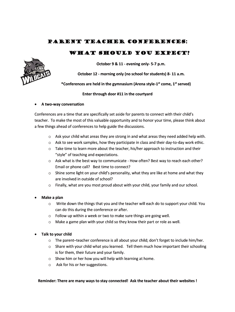 Fillable Online High School PickATime scheduling for Parent Teacher ...