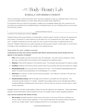 Fillable Online Kybella consent form - Fill Out and Sign Printable PDF ...