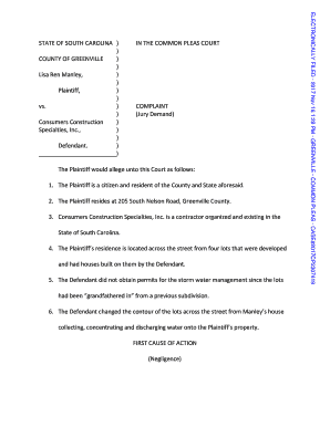 Fillable Online (Jury Demand) Fax Email Print - pdfFiller